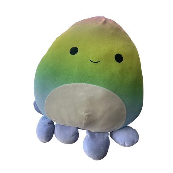 Toys | Elodie Squishmallow 16 Inch Octopus Rainbow Plush | Poshmark